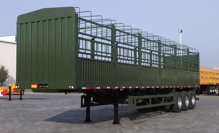 CIMC stake semi trailer | side wall trailer | dry cargo fence trailer