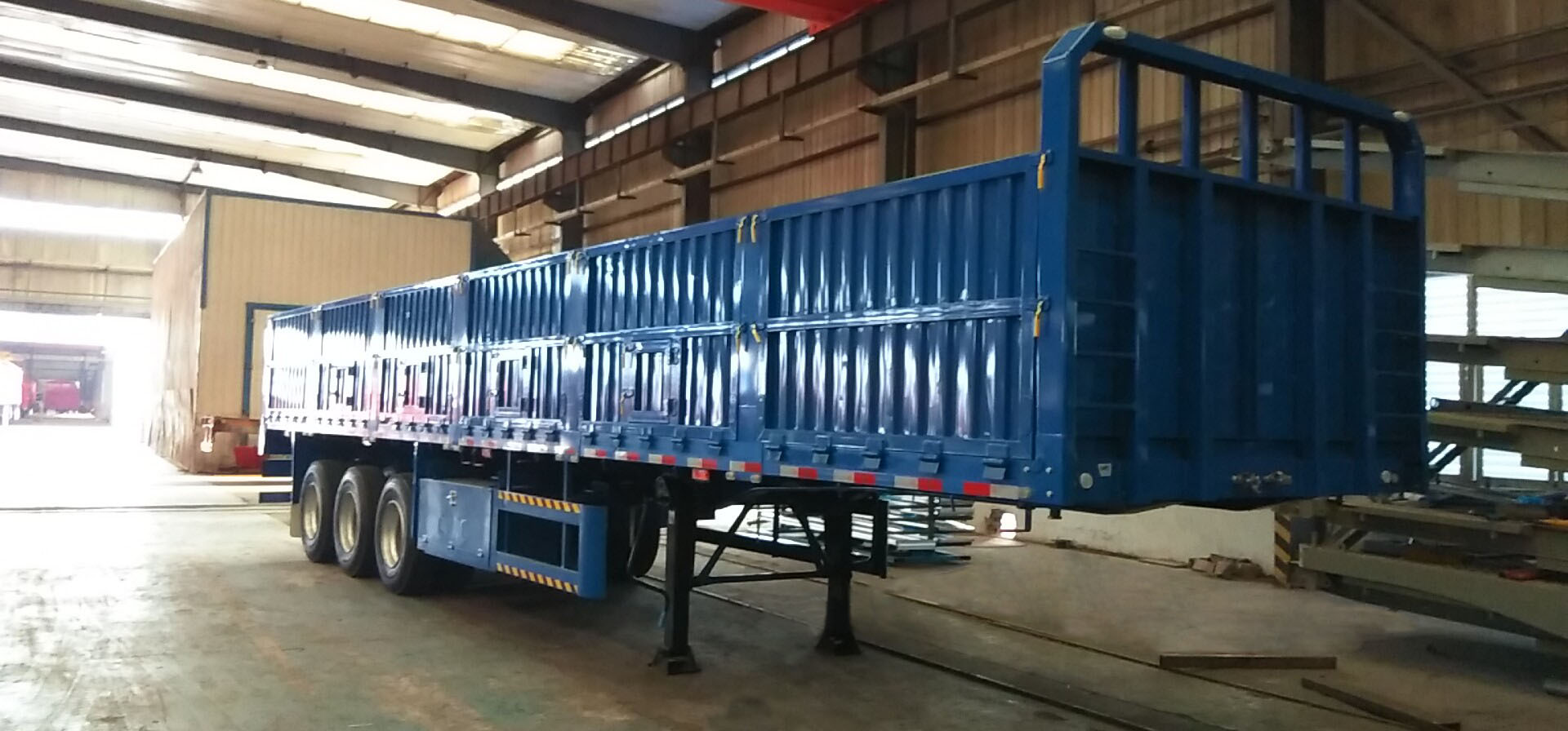 CIMC Side wall trailer/ Dry cargo trailer/Grain trailer/Flatbed trailer ...