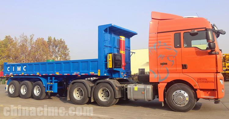 CIMC 3 Axle Hydraulic Dump Trailer for Sale in Congo