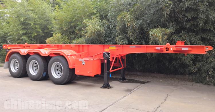 20 ft Shipping Container Chassis Trailer for Sale in Gabon
