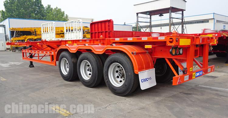 CIMC 40 FT Shipping Container Trailer for Sale in Madagascar