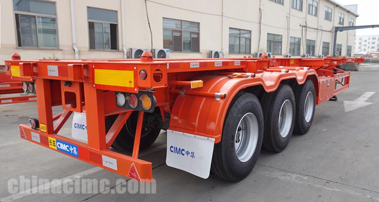 CIMC 40 FT Shipping Container Trailer for Sale in Madagascar