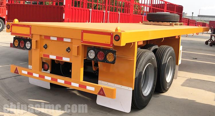CIMC 2 Axle 20 Foot Flatbed Trailer for Sale in Namibia
