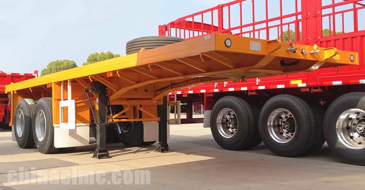 CIMC 2 Axle 20 Foot Flatbed Trailer for Sale in Namibia