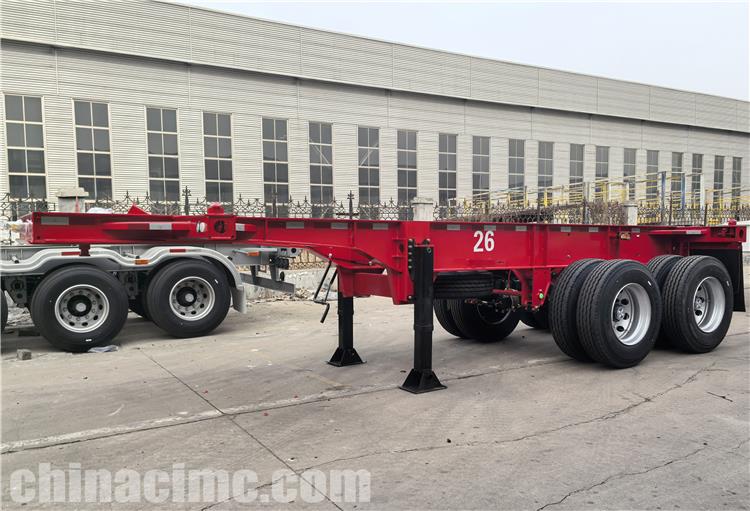 CIMC 2 Axle 20ft Skeletal Trailer for Sale In Guam