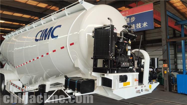 4 Axle Cement Tanker Trailer for Sale In Saudi Arabia