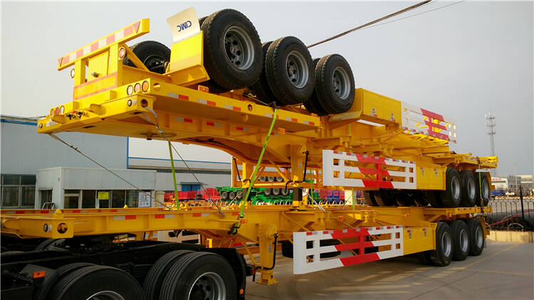 CIMC 45ft container chassis | 20 ft skeletal semi trailer | skeletal ...