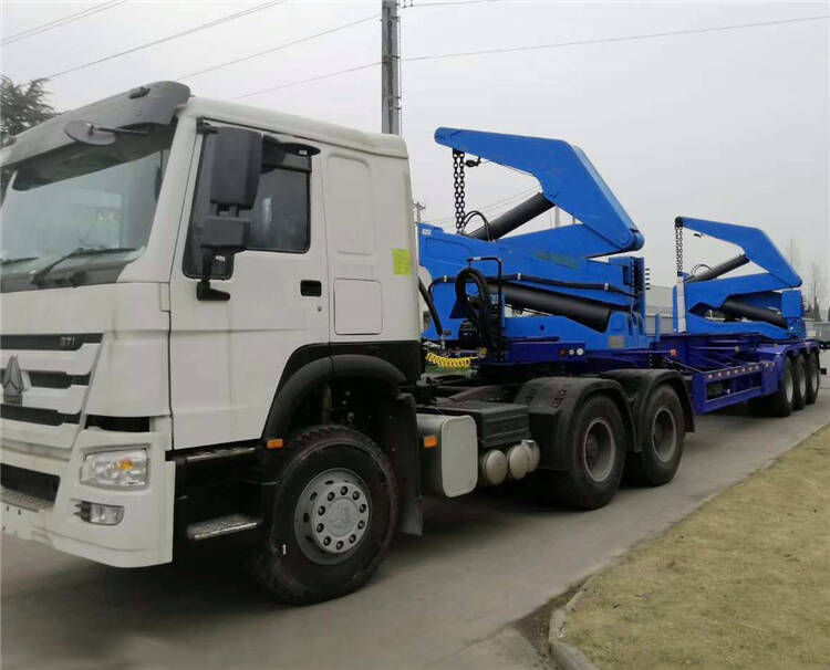 37T self loading sidelifter trailer | container load trailer ...