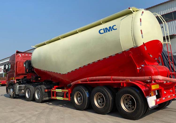 CIMC 60T Pneumatic Bulk Tanker Trailer for Sale in Gabon