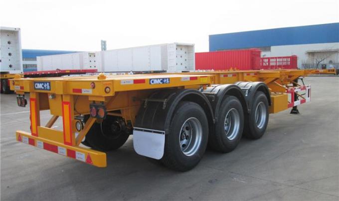 CIMC 2 Axle Shipping Container Terminal Semi Trailer for Sale