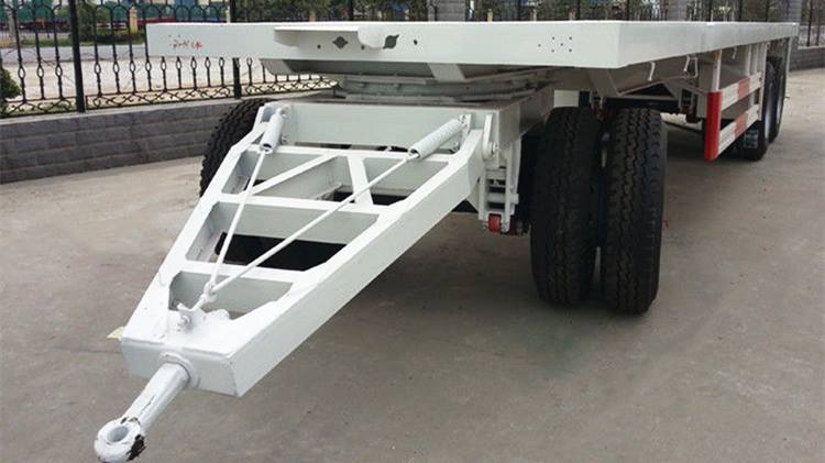 CIMC Flatbed Drawbar Container Trailer
