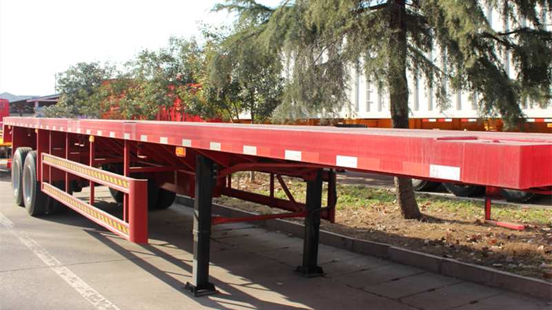 CIMC 2 Axle Flatbed Container Trailer