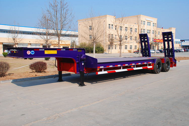 2 Axle 40Ton Heavy Load Container Low Loader Trailer For Sale In DAR ES ...