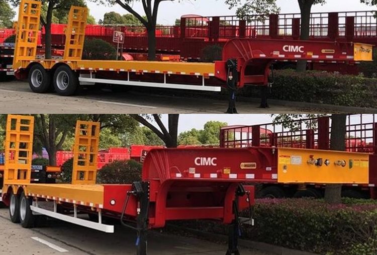 2 Axle Low Loader Truck Trailer for Sale in Tanzania Zanzibar