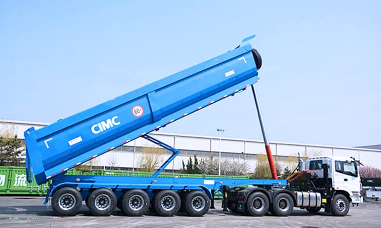 5 Axle 80T End Tippers Semi Trailer Heavy Type for Sale Near Me with ...