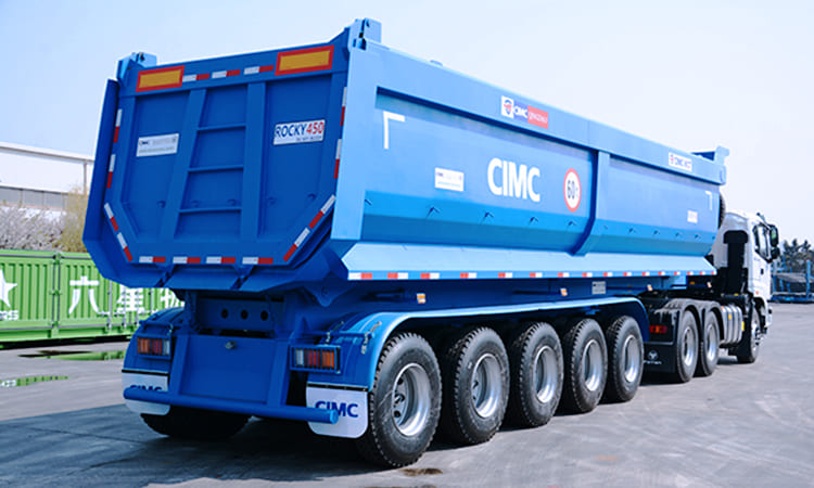 5 Axle 80T End Tippers Semi Trailer Heavy Type for Sale Near Me with ...