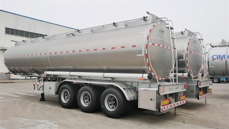 38000 L Aluminum Tanker Semi Trailer for Sale In Jamaica - CIMC Trailers for Sale