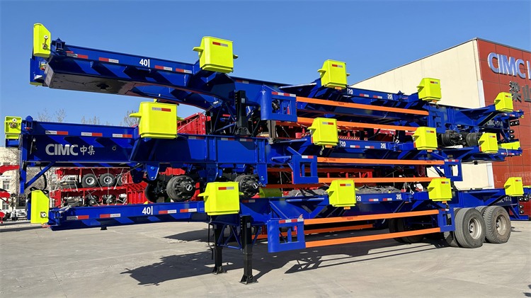 CIMC 2 Axle 40 ft Terminal Bomb Cart Trailer for Sale In Mongolia