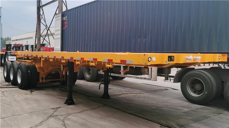 CIMC Interlink Flatbed Trailer for Sale In Zambia