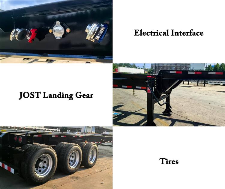 CIMC 3 Axle Extendable Container Chassis Trailer for Sale In Guam