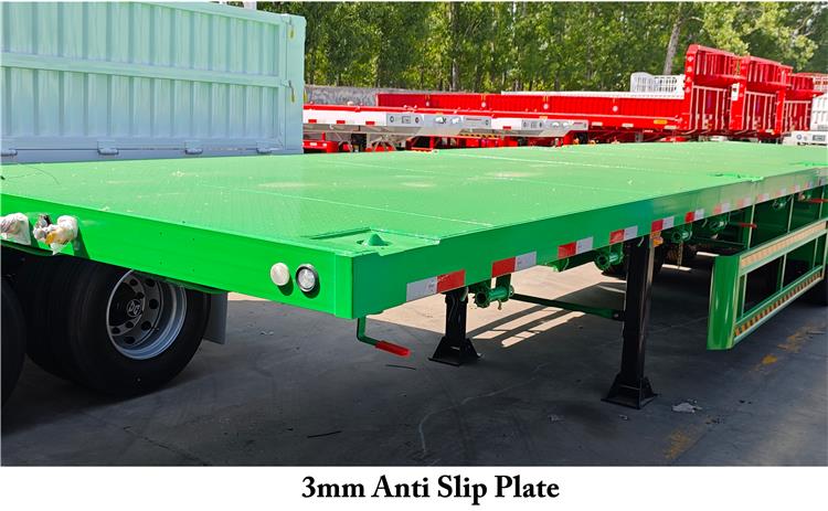 CIMC Tri Axle 40 foot Flatbed Trailer for Sale In Zimbabwe Harare