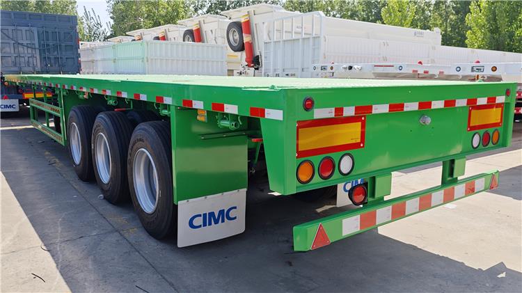 CIMC Tri Axle 40 foot Flatbed Trailer for Sale In Zimbabwe Harare