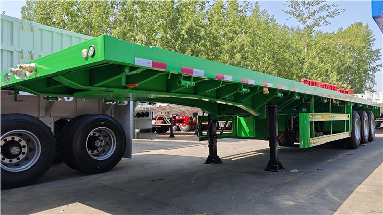 CIMC Tri Axle 40 foot Flatbed Trailer for Sale In Zimbabwe Harare