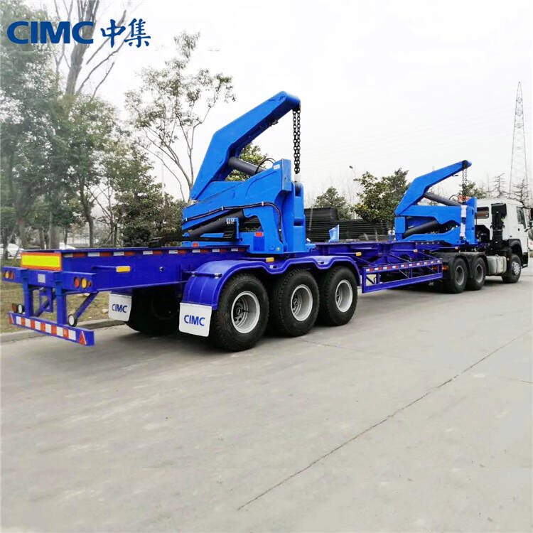 37T self loading sidelifter trailer | container load trailer ...