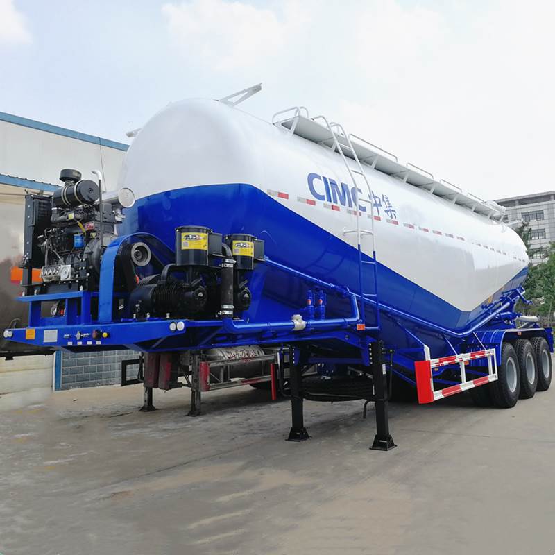 CIMC Tri Axle Bulk Cement Tanker Trailer