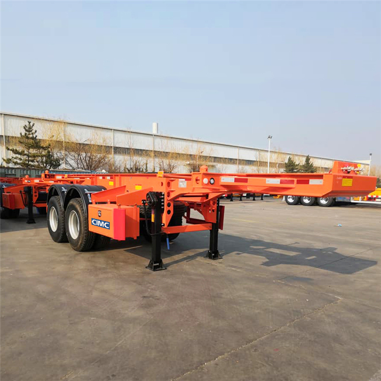 CIMC 2 Axle Shipping Container Trailer for Sale