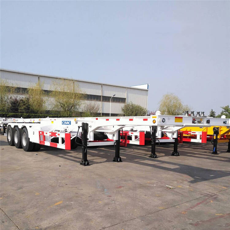 CIMC Tri Axle 40ft Container Trailer Chassis for Sale in Senegal Dakar