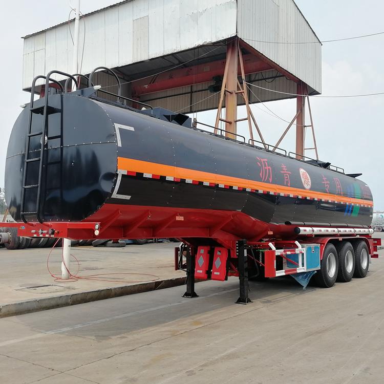 42000 Liters Asphalt Bitumen Tanker Trailer for Sale In Ghana