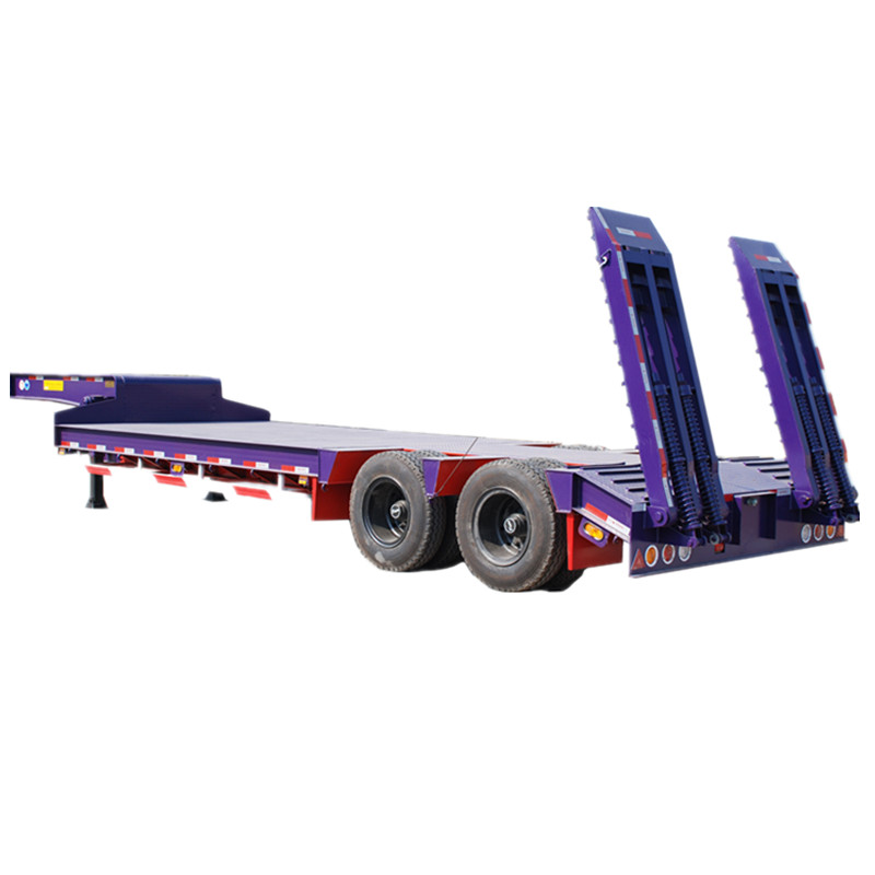 2 Axle 40Ton Heavy Load Container Low Loader Trailer For Sale In DAR ES ...
