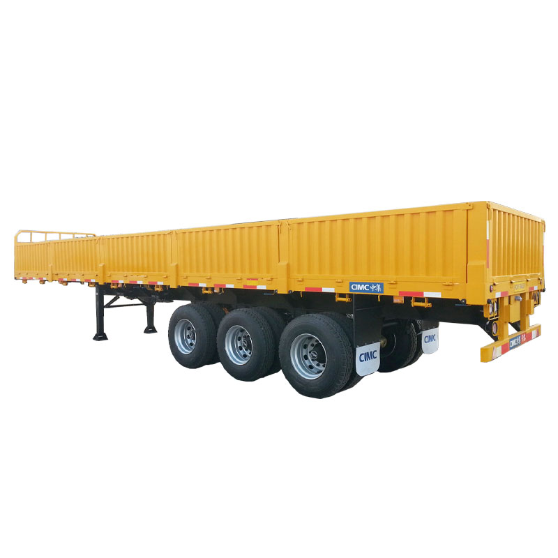 China 40 Foot Side Wall Semi Trailer for Container or Cargo