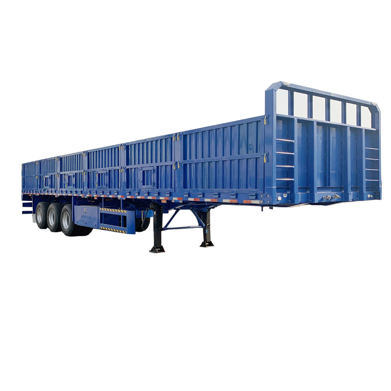 Triaxle with Boards Drop Side Trailer for Sale