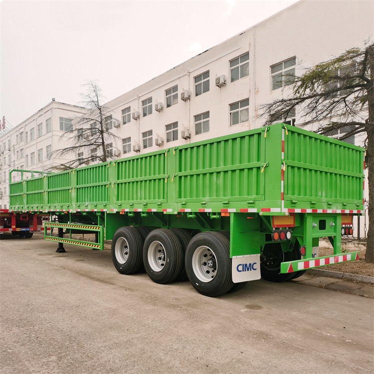 CIMC China Trailers | 40 Ton Side Wall Trailer with 1000mm High Side ...