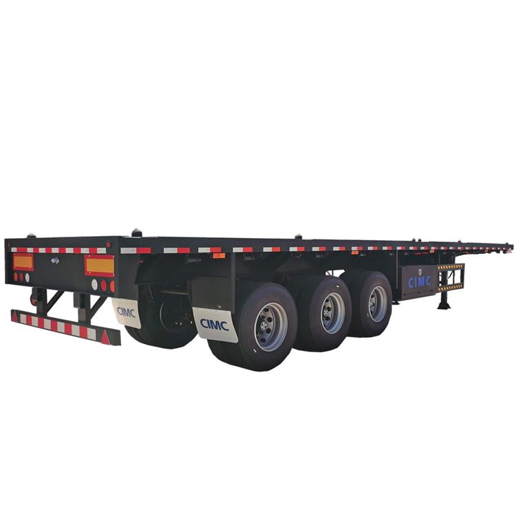 CIMC 40 ft Flatbed Trailer for Sale | 40 foot Flatbed Container Semi ...