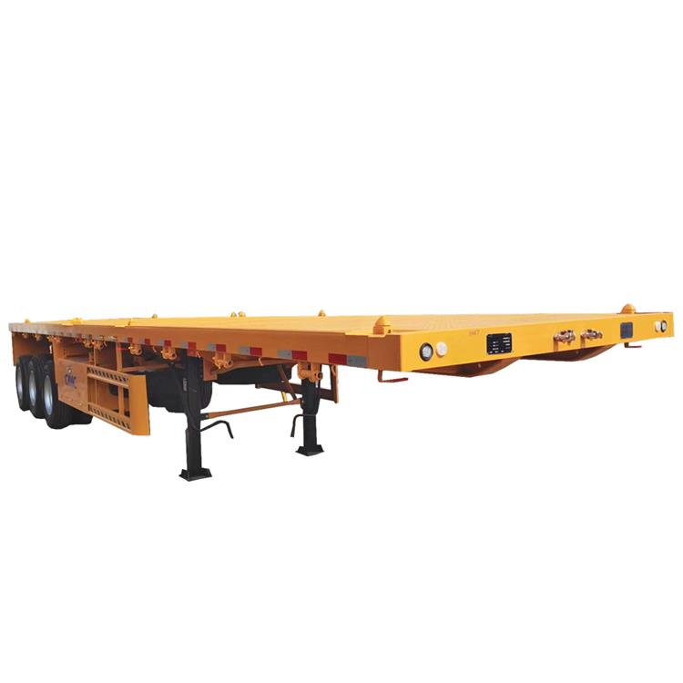CIMC 40 ft Flatbed Trailer for Sale | 40 foot Flatbed Container Semi ...