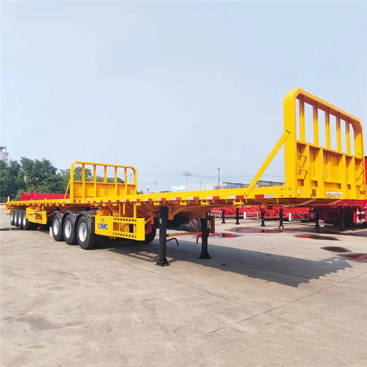 CIMC Interlink Flatbed Trailer for Sale In Zambia