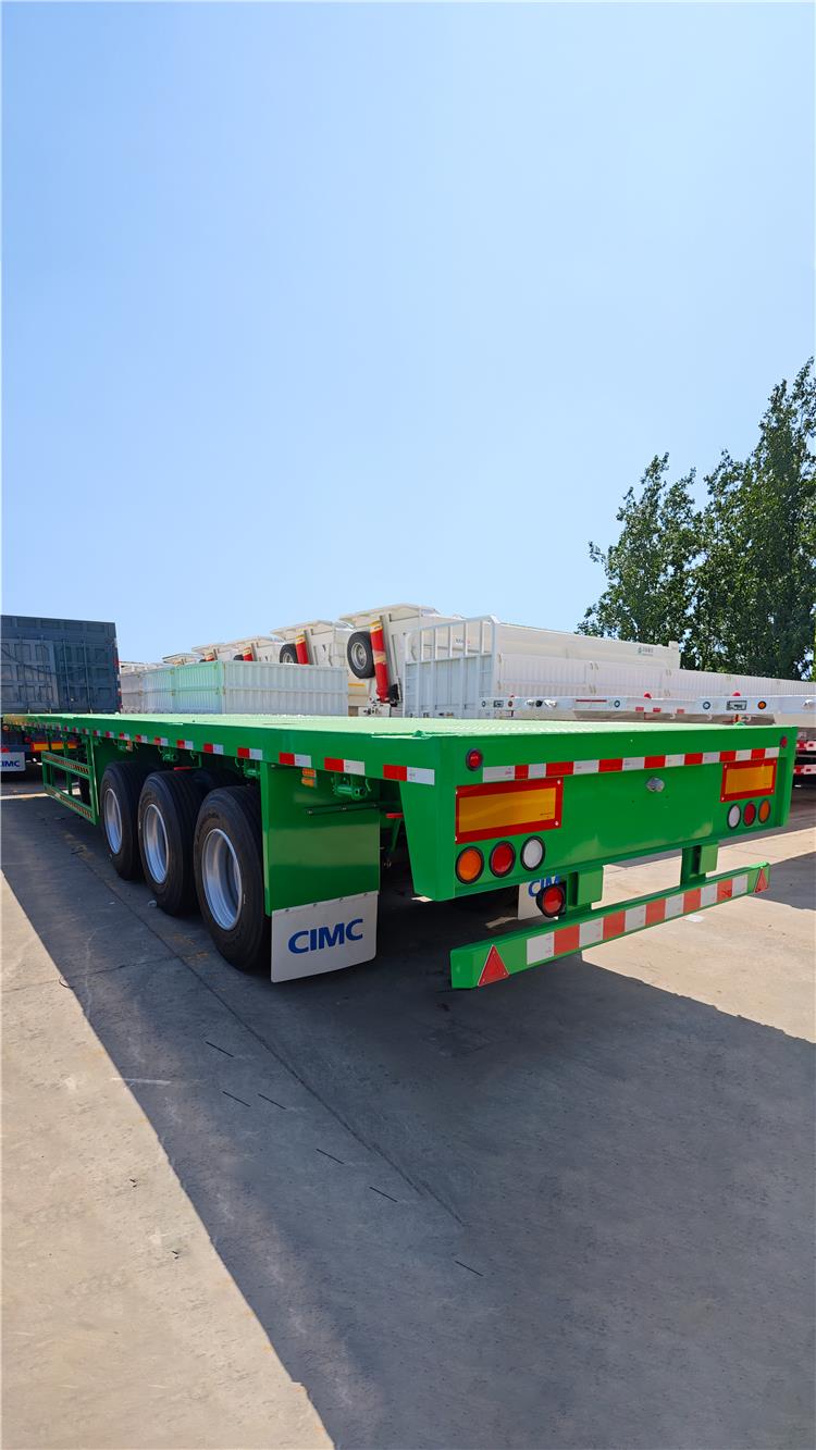CIMC Tri Axle 40 foot Flatbed Trailer for Sale In Zimbabwe Harare