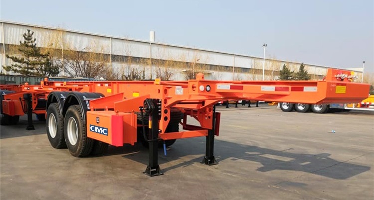 CIMC 2 Axle Shipping Container Trailer for Sale