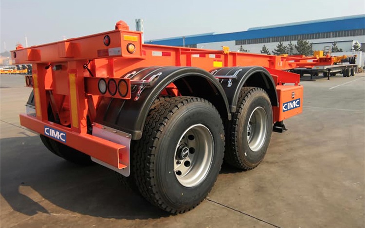 CIMC 2 Axle Shipping Container Trailer for Sale